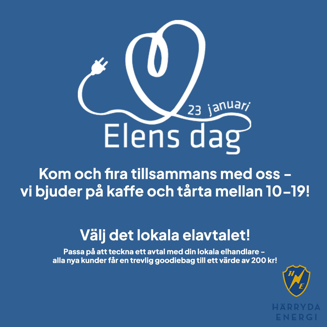 Fira elens dag med oss! | Härryda Energi